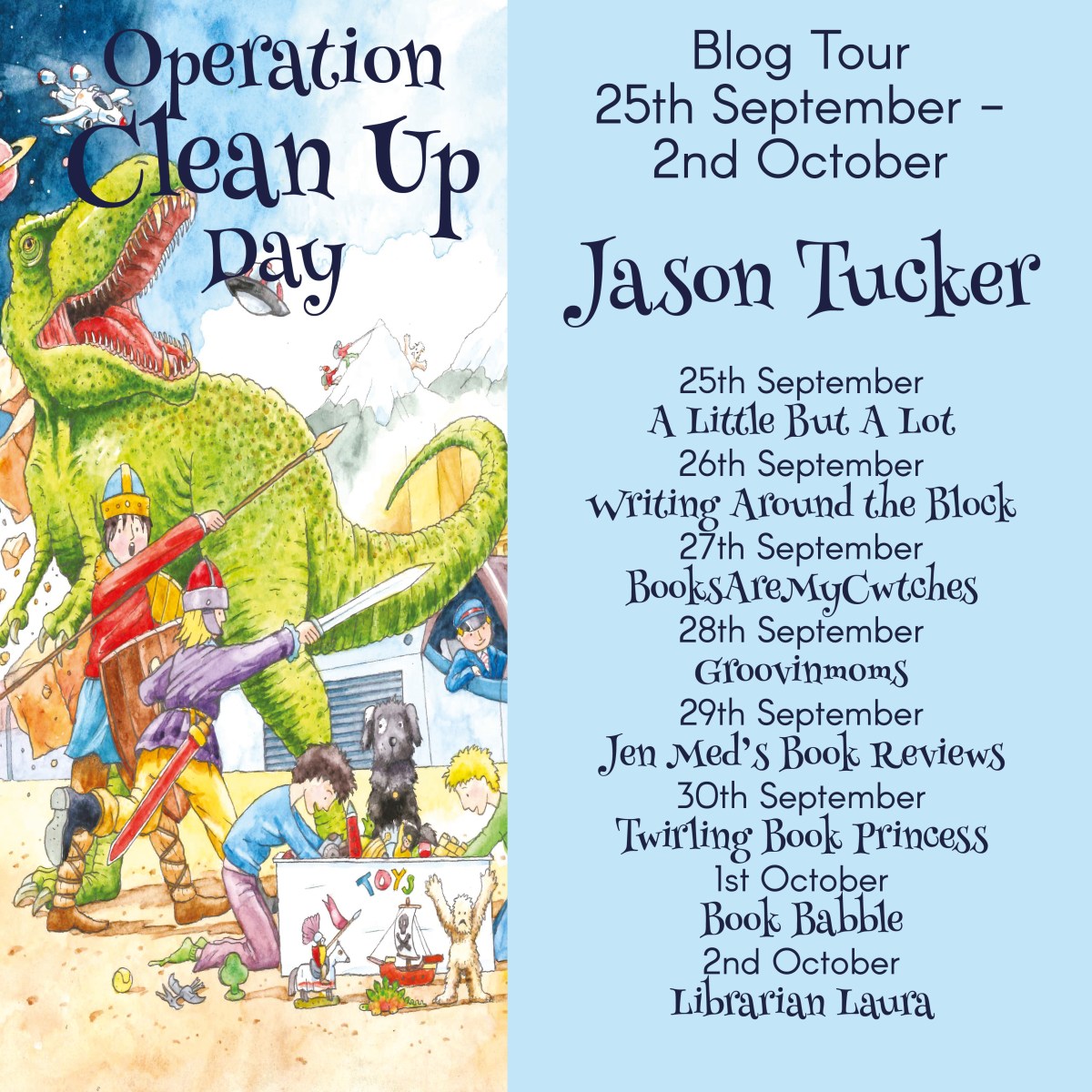 Operation Clean Up – blog tour – alittlebutalot