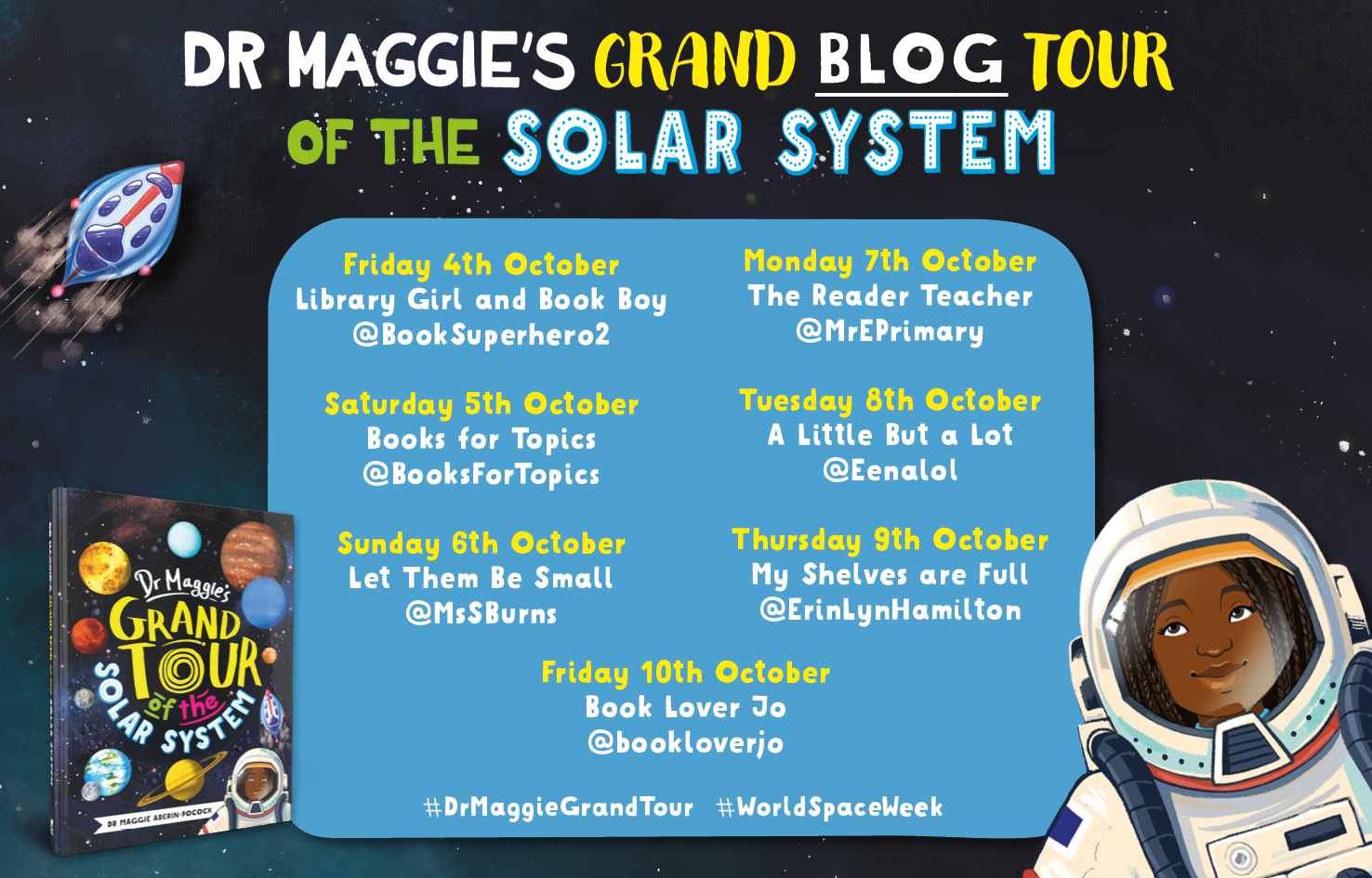 BLOG TOUR: Dr Maggie’s Grand Tour of the Solar System – alittlebutalot