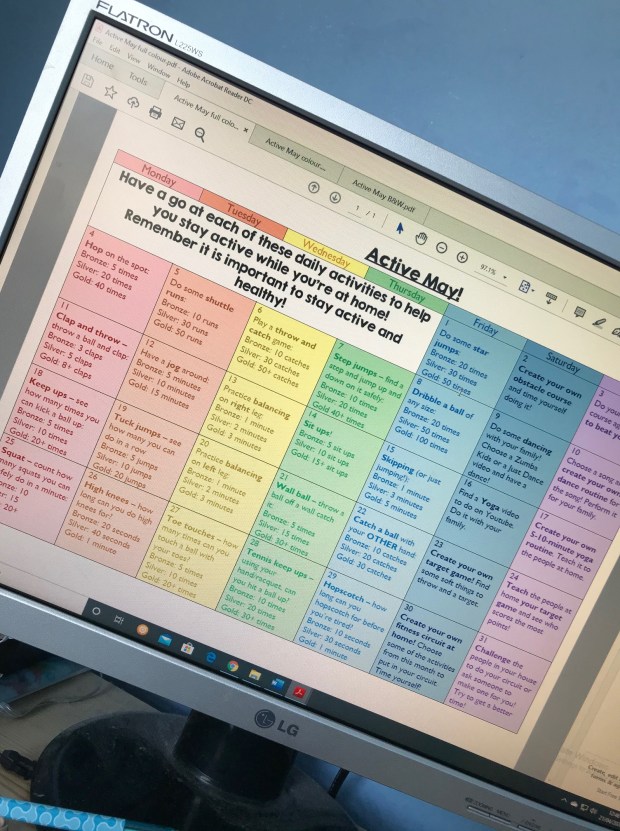 FREE-DAY: Active May calendar! – alittlebutalot