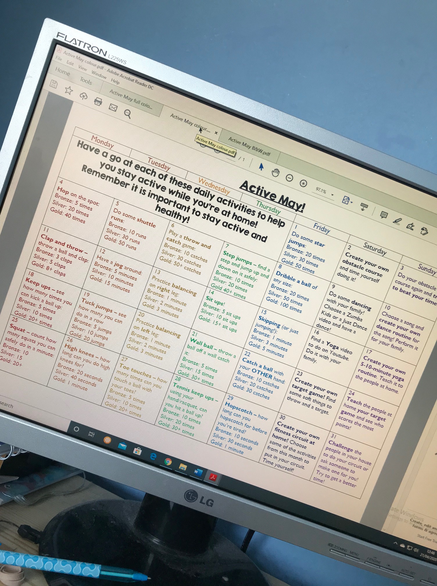 FREE-DAY: Active May calendar! – alittlebutalot