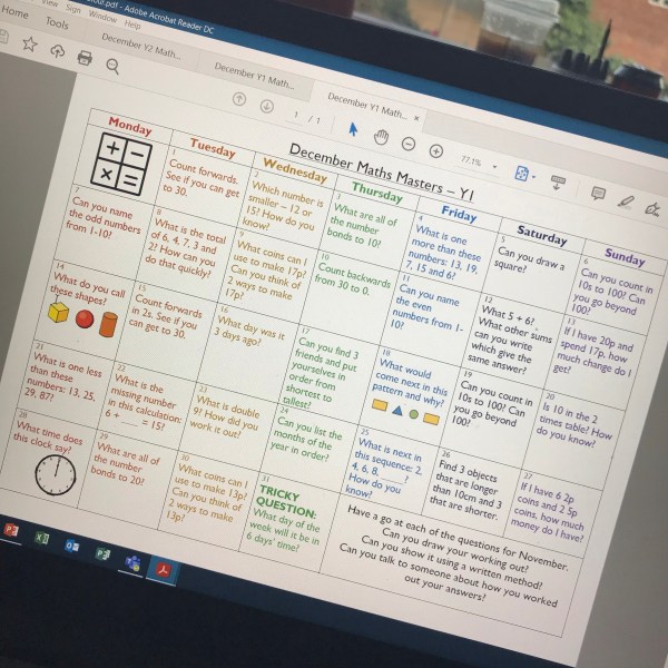 FREE RESOURCE: Maths calendars – alittlebutalot