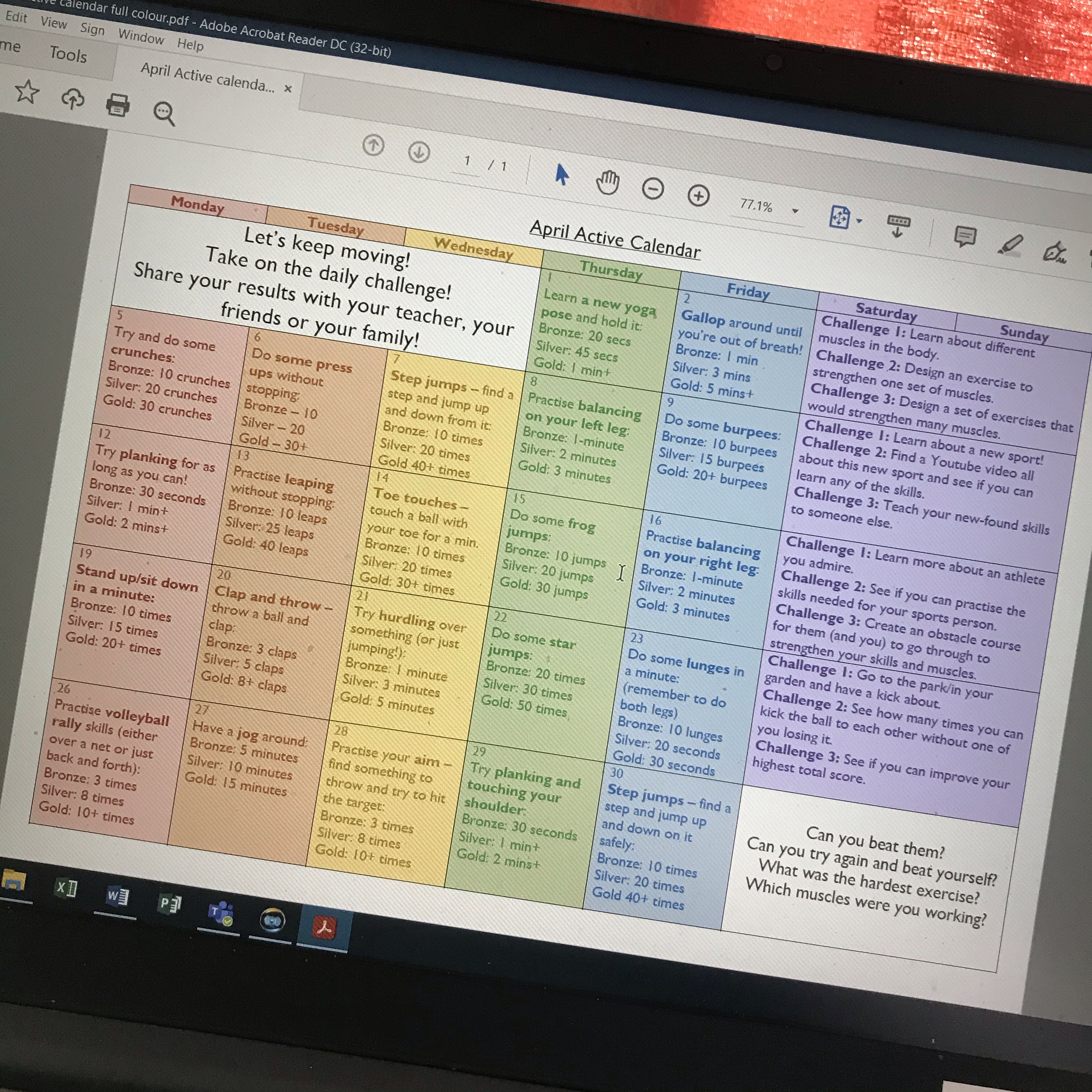 FREE RESOURCE: Active April – alittlebutalot