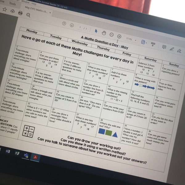 FREE RESOURCE: May 2021 Maths calendars – alittlebutalot